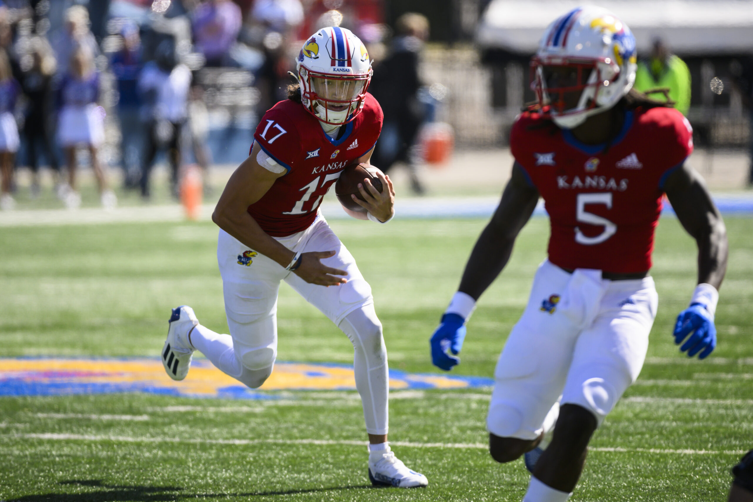 Kansas football coaches cautious but confident with QB Jason Bean as a ...